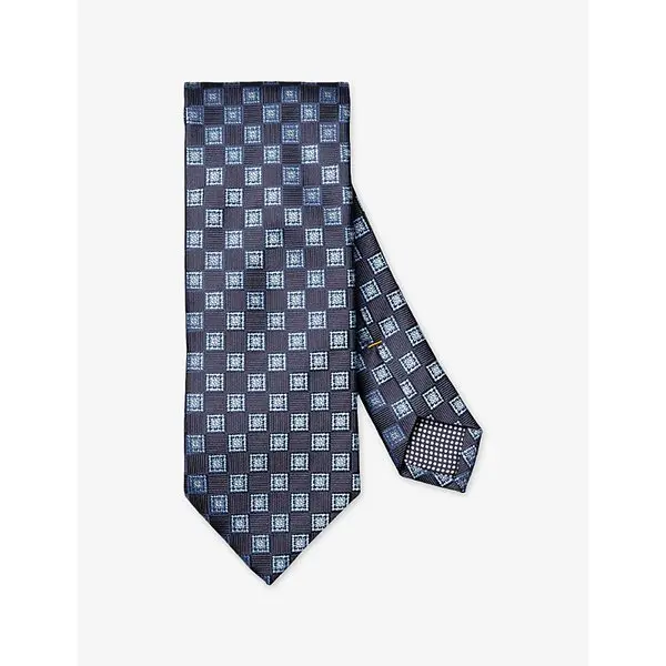 Eton Medallion Woven Silk Tie