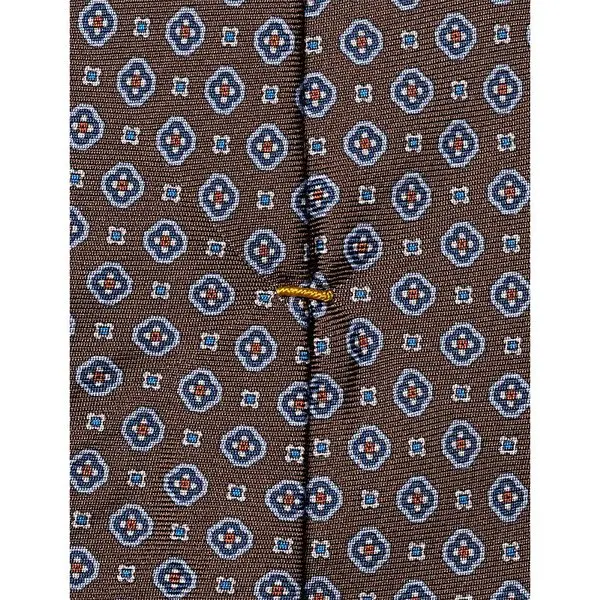 Eton Medallion-print Silk Tie