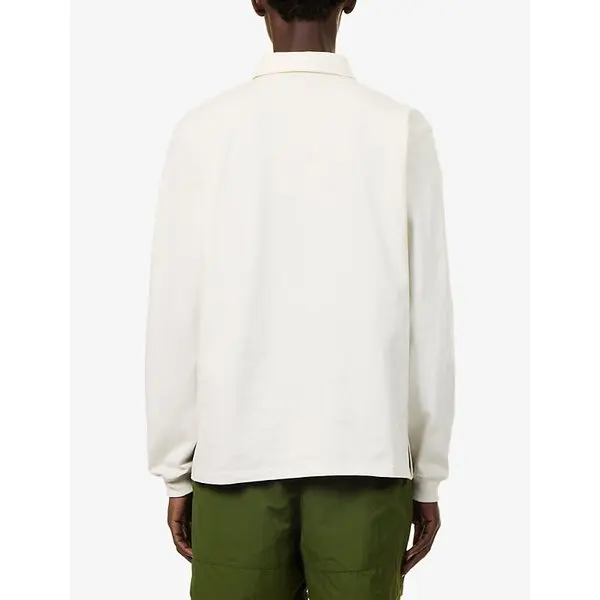 The North Face Red Box Rugby Long-sleeve Cotton-stretch Shirt