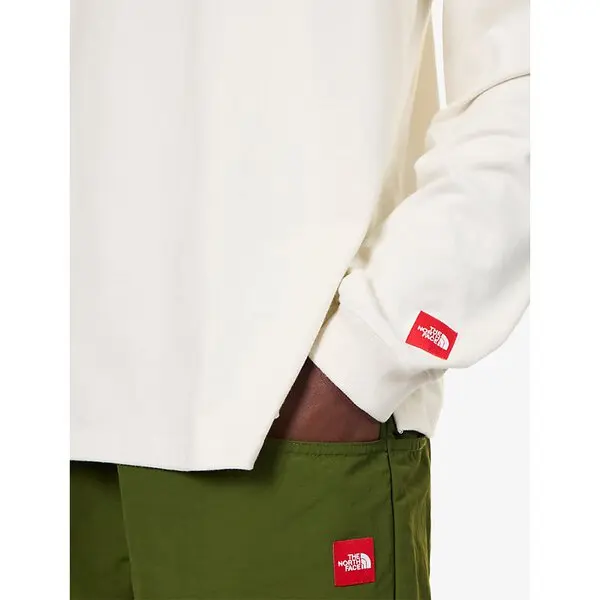 The North Face Red Box Rugby Long-sleeve Cotton-stretch Shirt