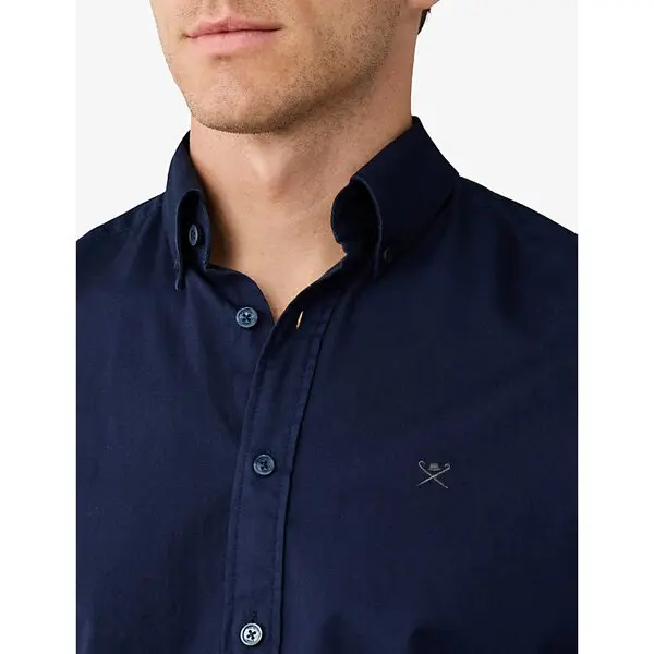 HACKETT Tailored-fit Garment-dyed Cotton Oxford Shirt