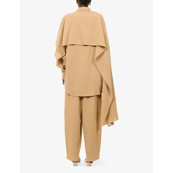 DARKPARK Georgia Detachable Scarf Cashmere And Wool Shirt