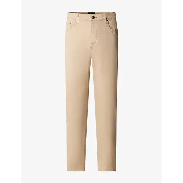 HACKETT Trinity Regular-fit Stretch-cotton Trousers - Oat