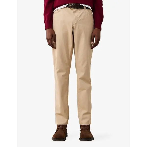 HACKETT Trinity Regular-fit Stretch-cotton Trousers