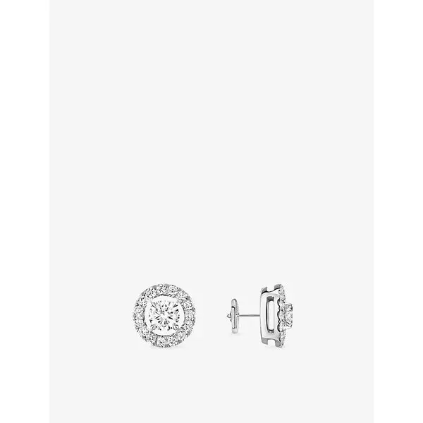 Messika Joy 0.10ct Diamond And Gold Stud Earrings