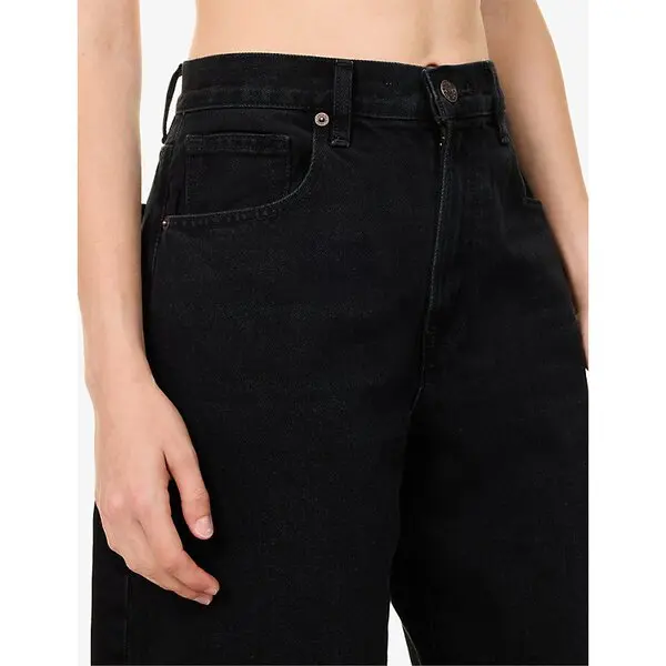 Good American Vintage Barrel-leg Jeans - Flat Tyre