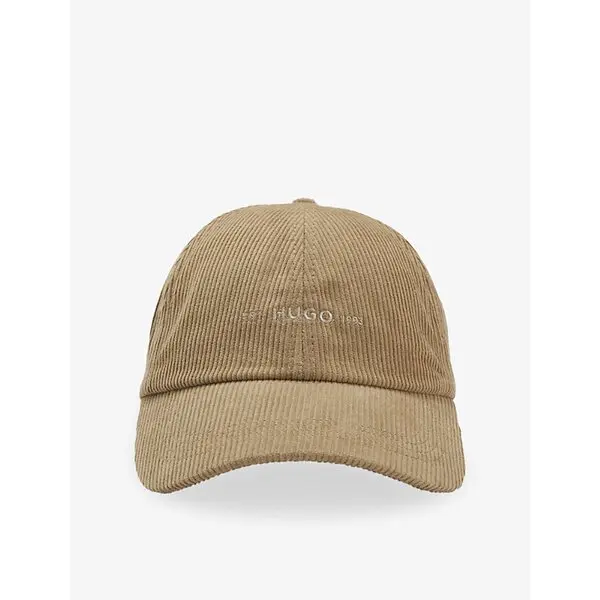 Hugo Logo-embroidered Cotton-cord Baseball Cap