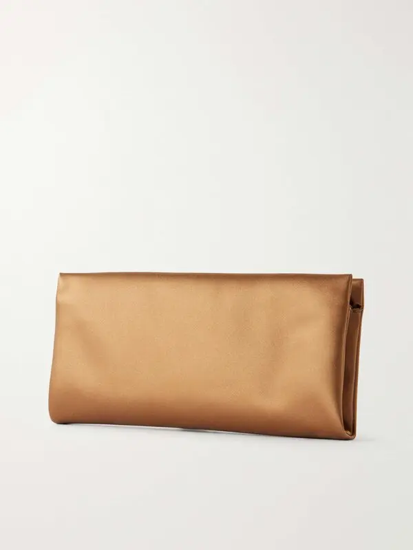 Saint Laurent Cassandre Satin Clutch