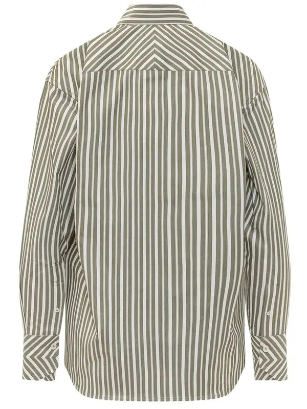 Victoria Beckham Striped Shirt With Pocket