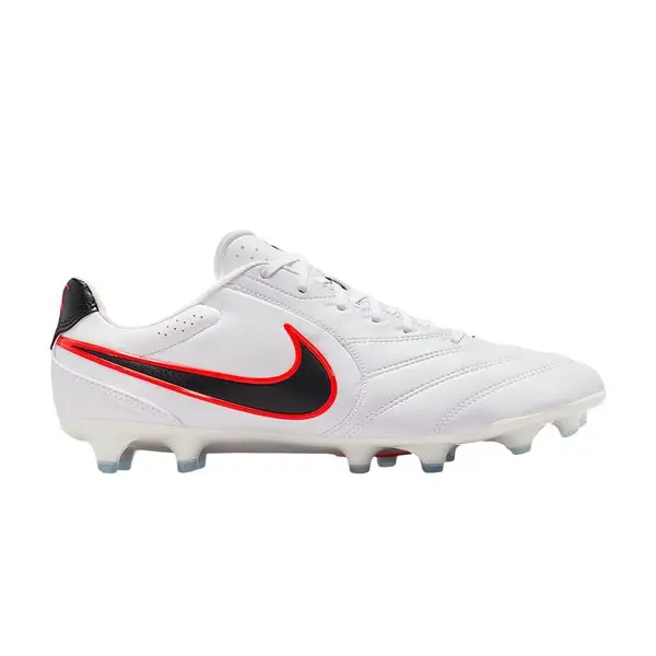 Nike Tiempo Ligera Pro Fg Low Bright Crimson Black - White