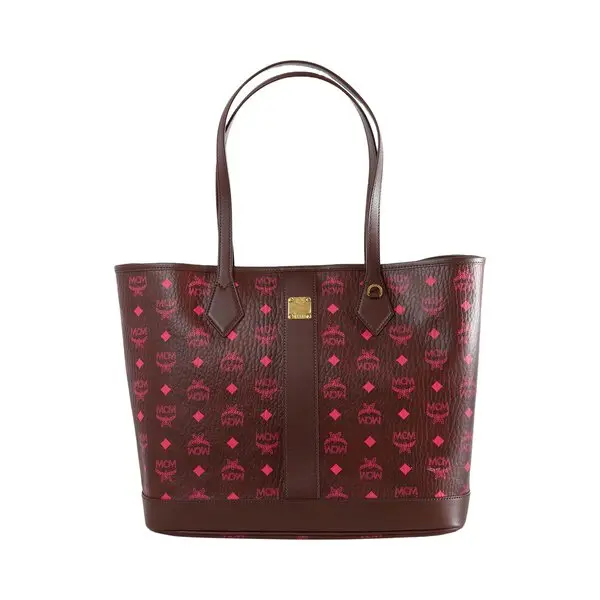 Mcm Liz Vi Shopper Medium Bag 'cinnamon - Brown