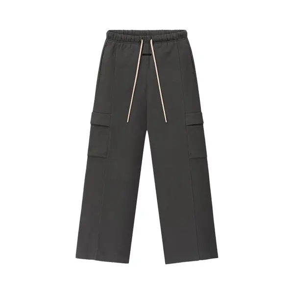 Fear Of God Fleece Cargo Relaxed Sweatpant 'iron - Grey
