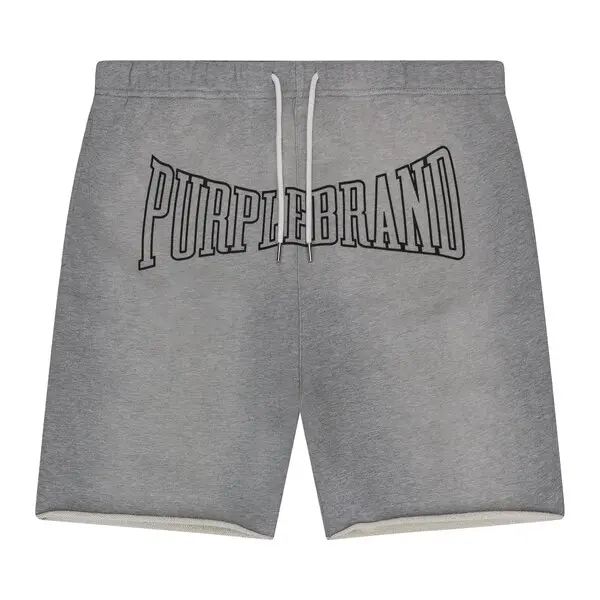 PURPLE BRAND Mwt Fleece Sweatshort 'heather
