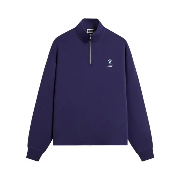 Kith For Bmw Nelson Quarter Zip 'techno Violet