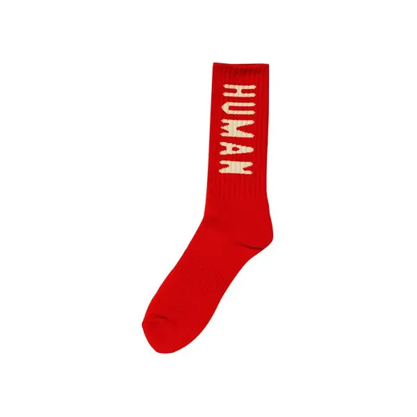 HUMAN MADE Hm Logo Socks - Red