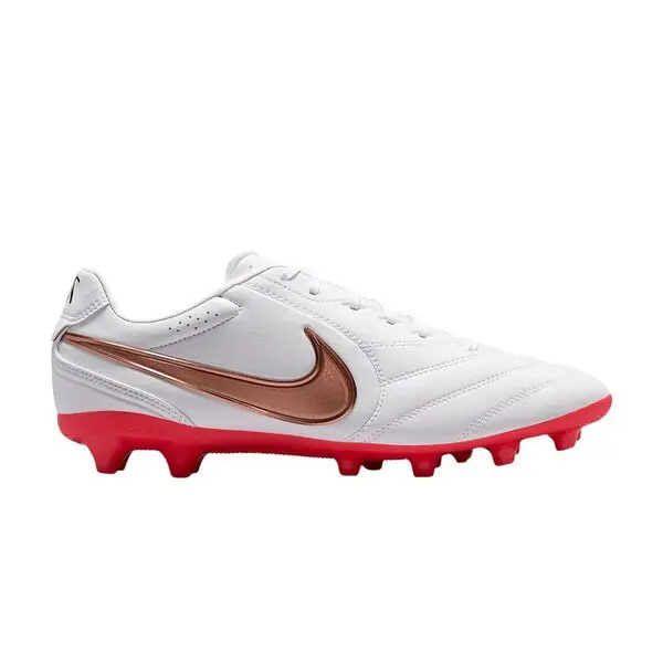 Nike Tiempo Ligera Pro Ag Low Bright Crimson Blur - White