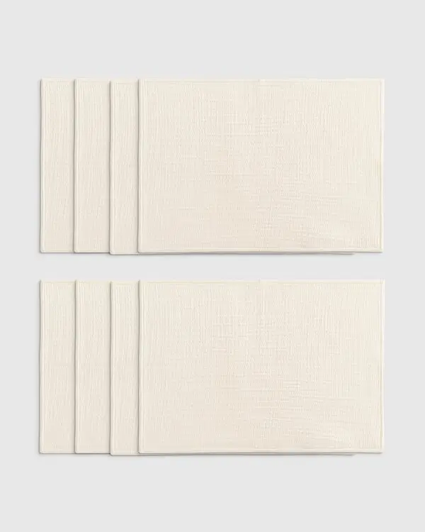 Quince Gauze Placemats - Undyed