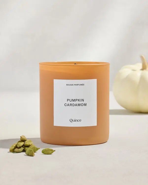 Quince Pumpkin Cardamom Candle, Plant-based Wax