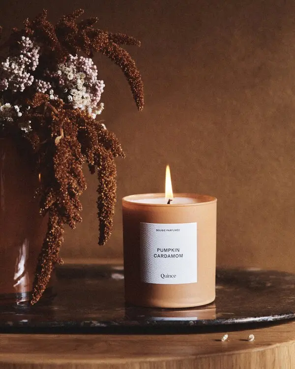 Quince Pumpkin Cardamom Candle, Plant-based Wax