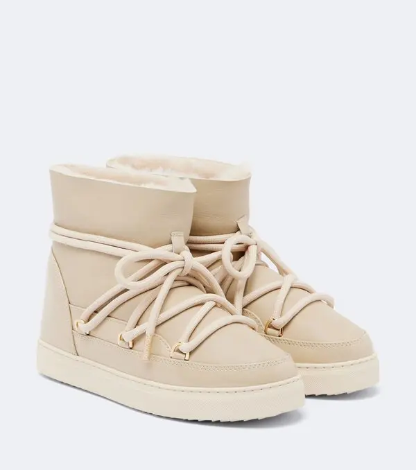 Inuikii Classic Leather Snow Boots - Beige