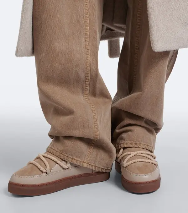 Inuikii Classic Leather-trimmed Suede Snow Boots