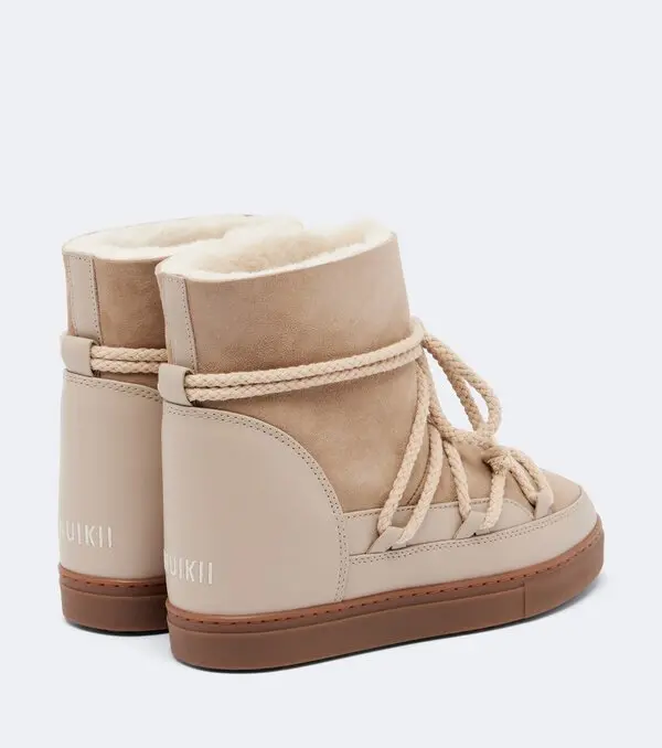 Inuikii Classic Leather-trimmed Suede Snow Boots
