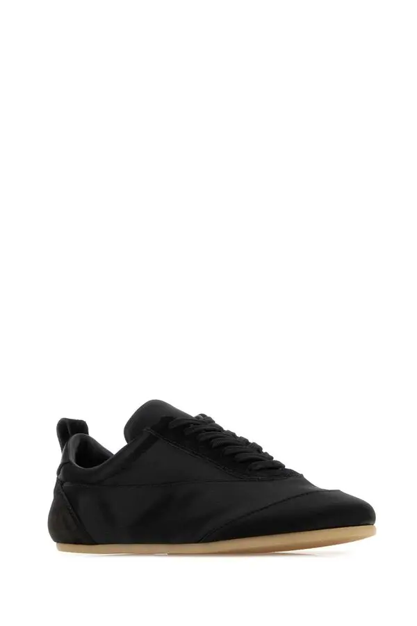 JIL SANDER Satin And Suede Sneakers
