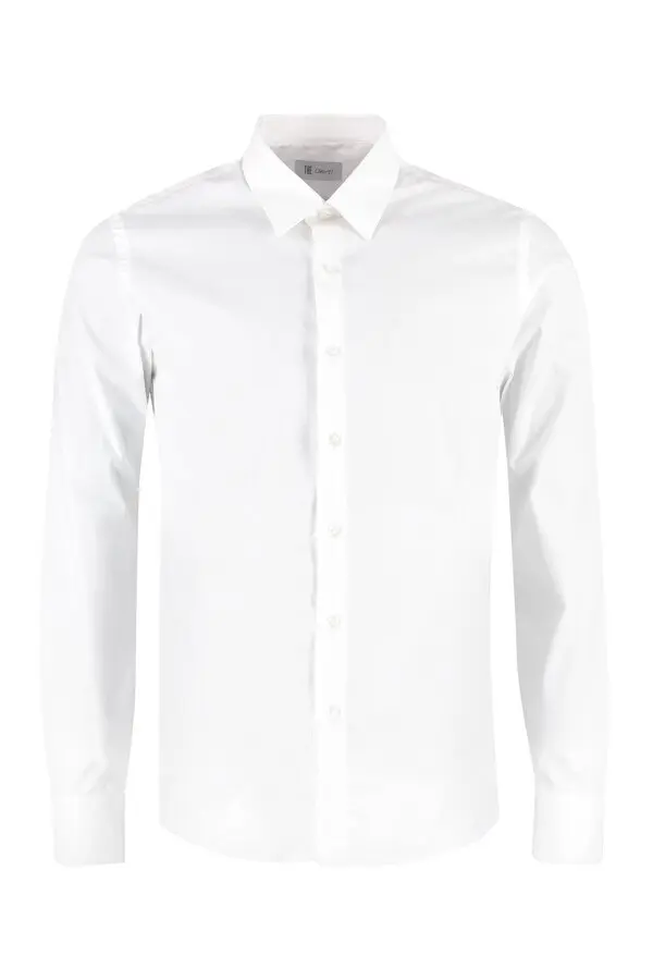 THE ALPHABET The The Stretch Cotton Shirt Rounded Hem