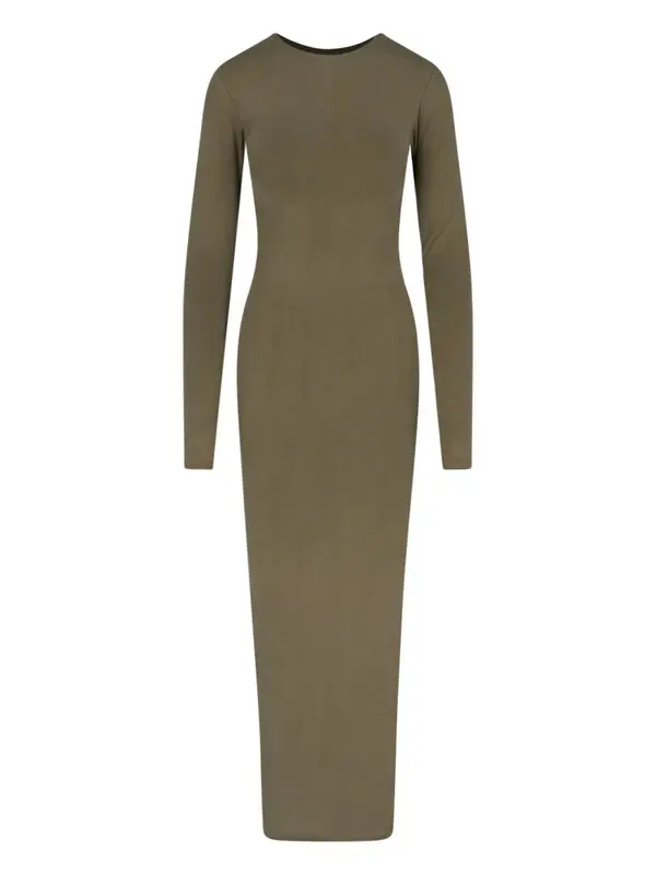 ENTIRE STUDIOS Military-inspired Cotton Spandex Dress - Green
