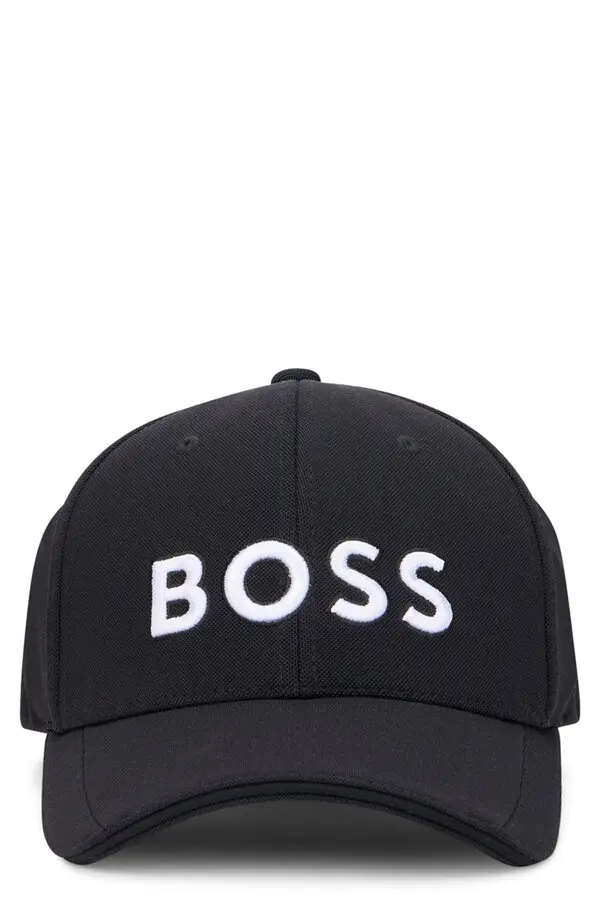 BOSS Curved Visor Baseball Cap - Black