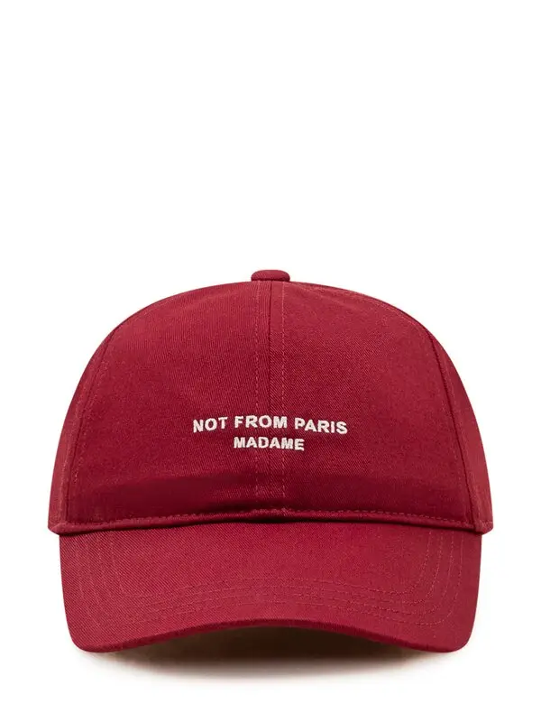 Drole De Monsieur Slogan Cap Mini Fit - Wine