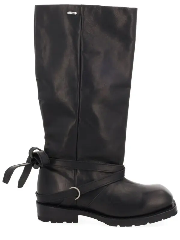Our Legacy High Engine Cattlehide Leather Boot