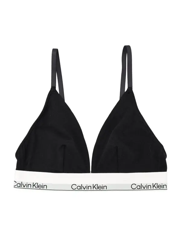 Calvin Klein Triangle Bralette - Nero