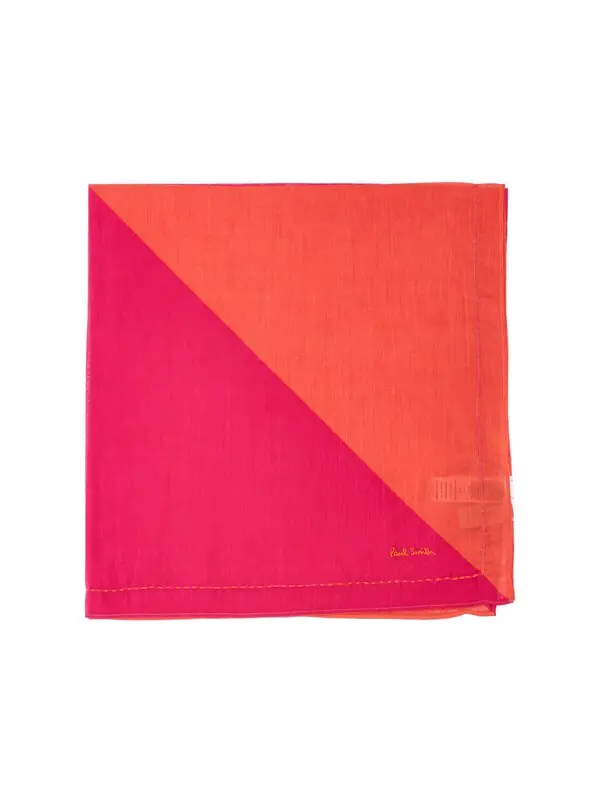 Paul Smith 100% Cotton Scarf - Red