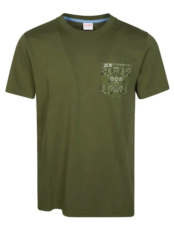 SUN 68 Pocket Bandana Mini T-shirt For