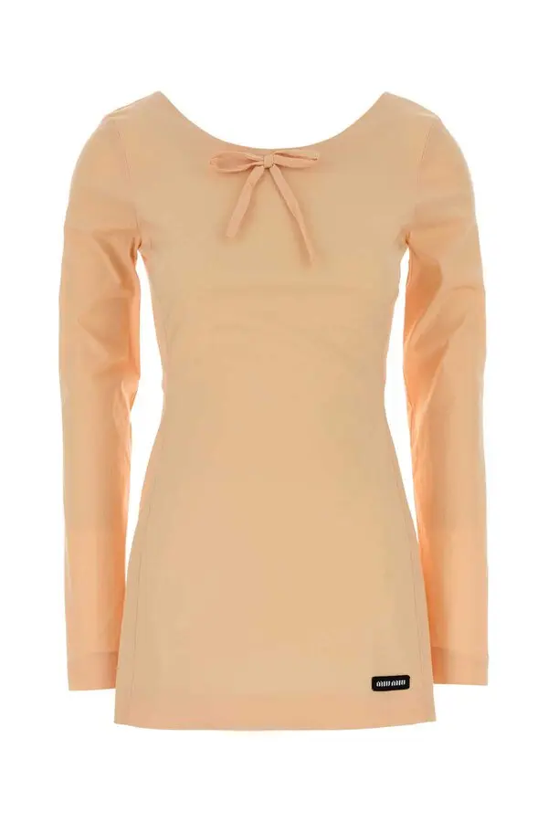 Miu Miu Designer Dress With Refined Tailoring - Opaline