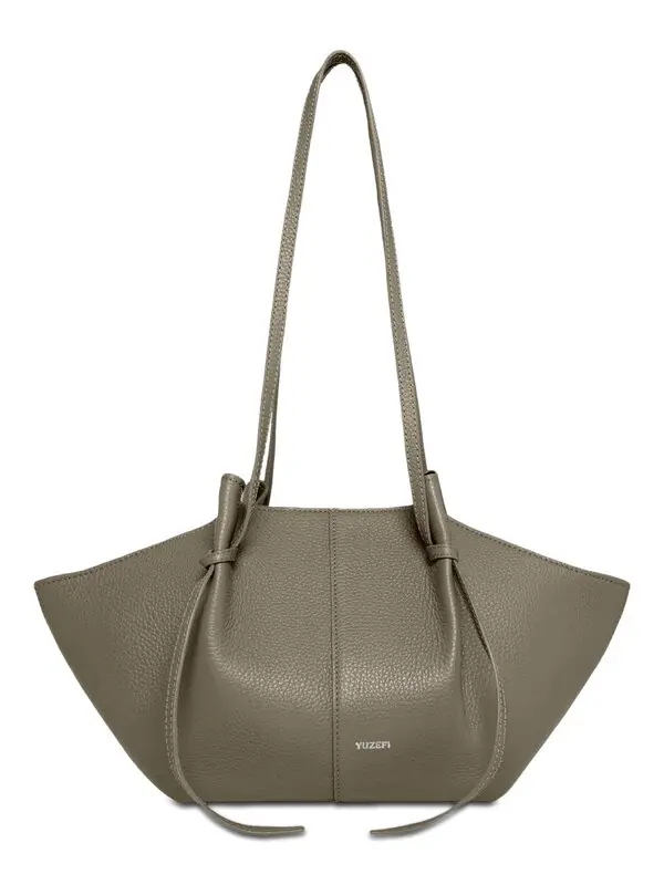 Yuzefi Mochi Pebble Grained Leather Shoulder Bag