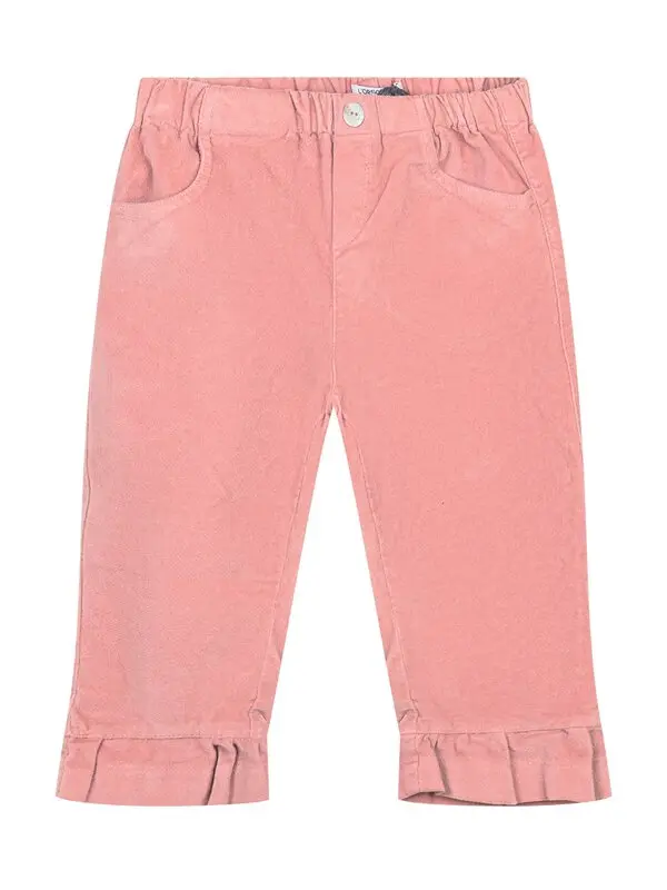 L'ORSOBRUNO Mini Velvet Corduroy Trousers