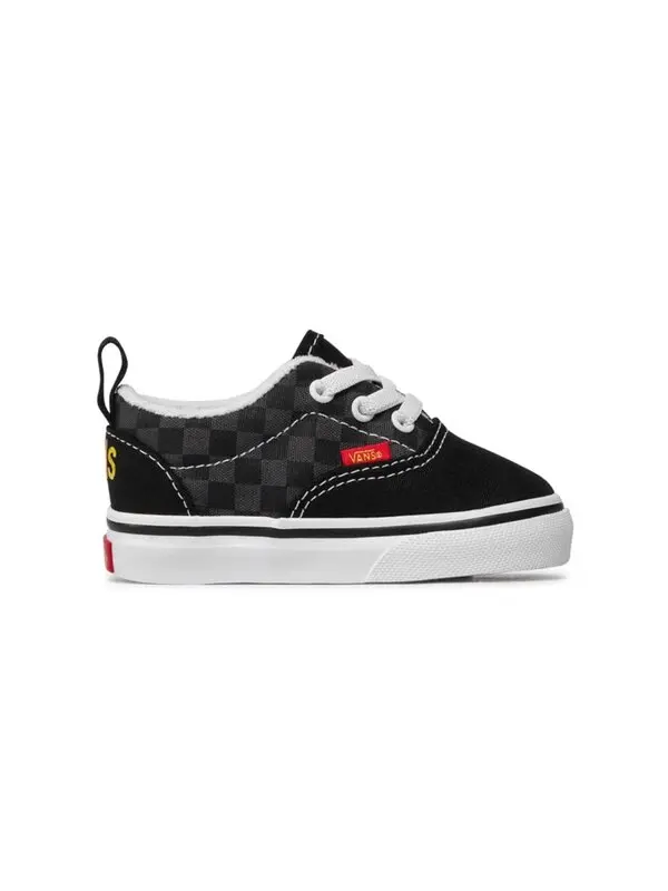VANS Mini Era Elastic Lace Sneakers Flame Logo Repeat