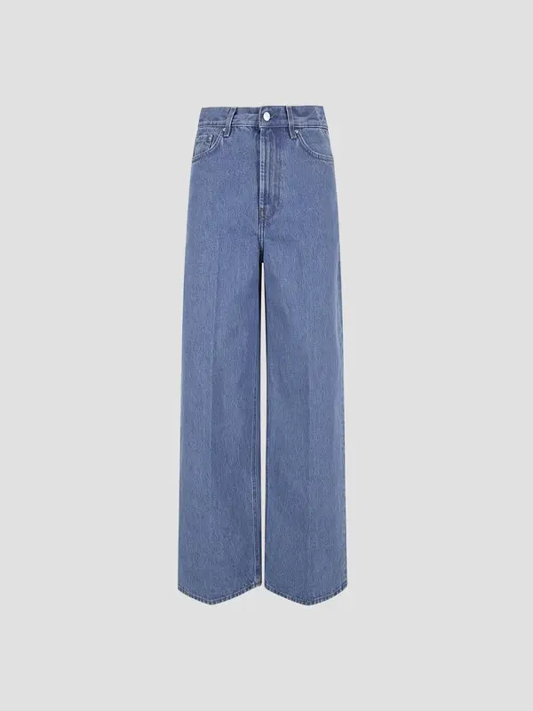 TOTEME Mini Relaxed Fit Wide-leg Trousers - 167