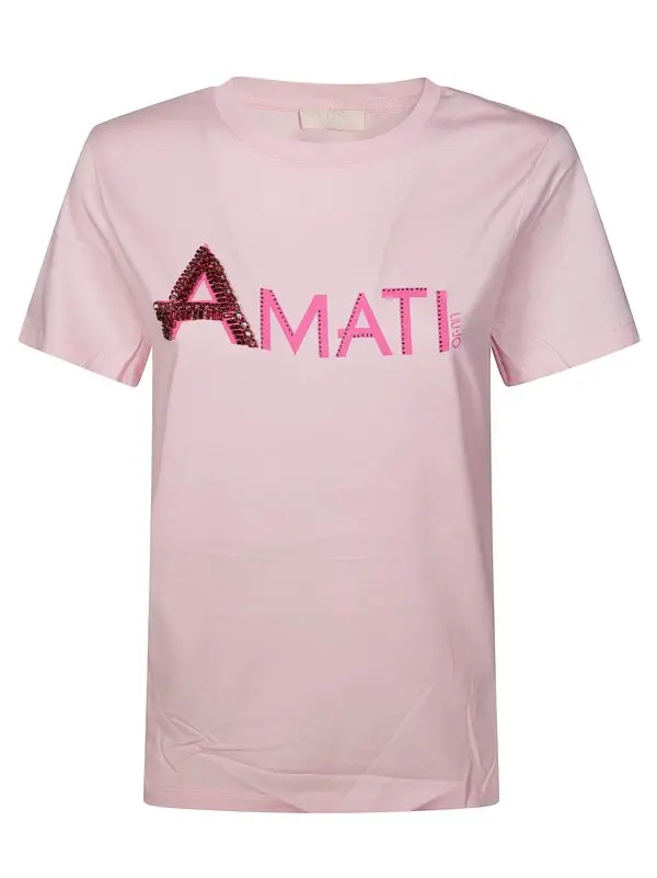 Liu Jo Amati" Embellished T-shirt