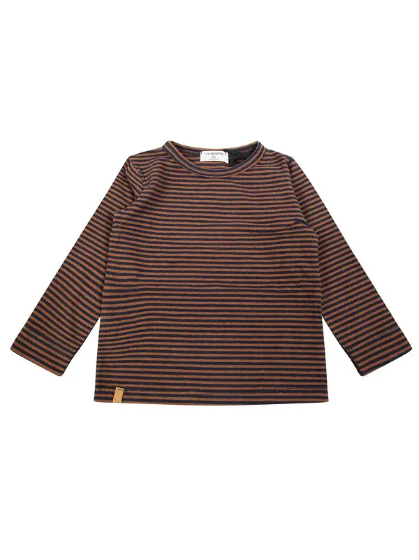1+IN THE FAMILY Mini Striped Long Sleeve T-shirt