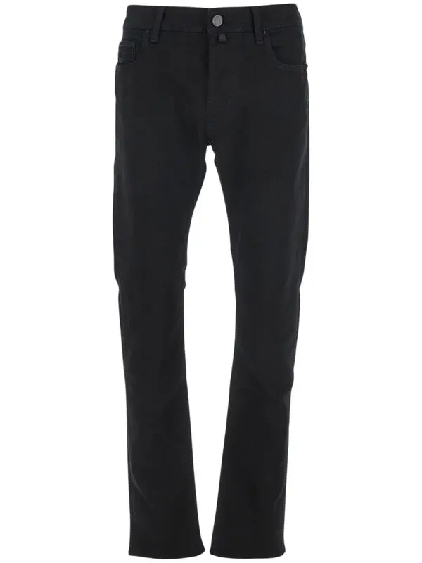 Jacob Cohen Stretch Cotton Denim Jeans - Black