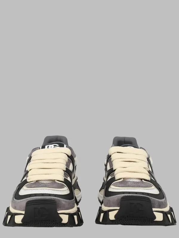 Dolce & Gabbana Statement Sneakers With Textured Upper