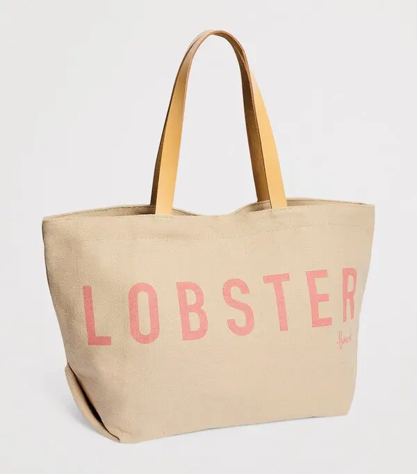 Harrods Jute Lobster Tote Bag