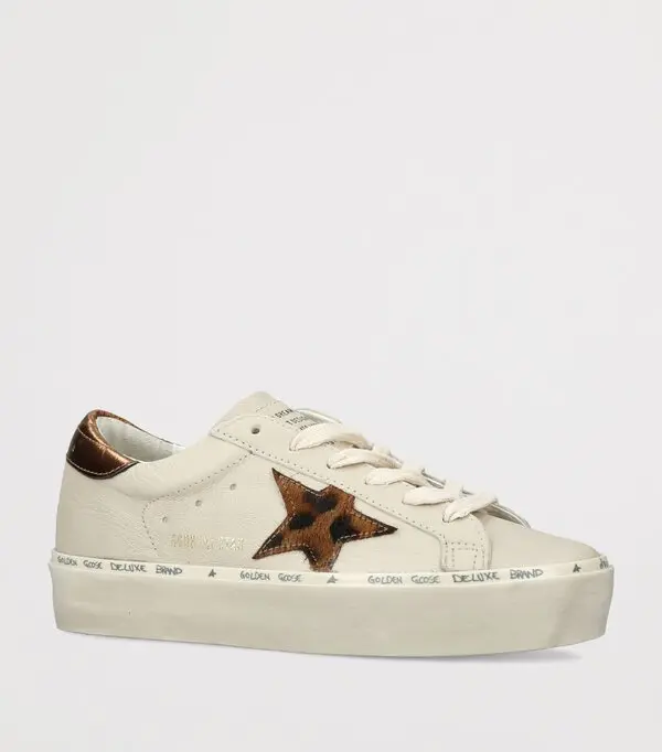 GOLDEN GOOSE Leather Hi Star Sneakers