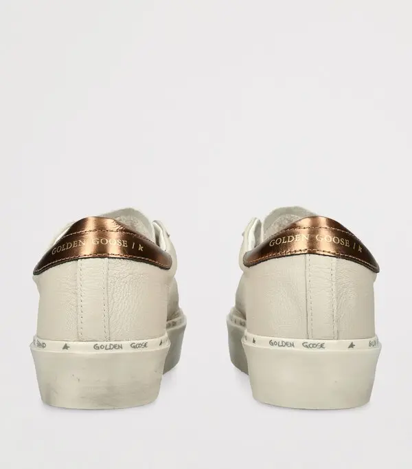 GOLDEN GOOSE Leather Hi Star Sneakers