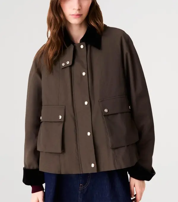 Maje Detachable-gilet Utility Jacket