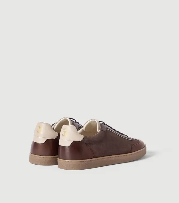 Brunello Cucinelli Suede-leather Sneakers