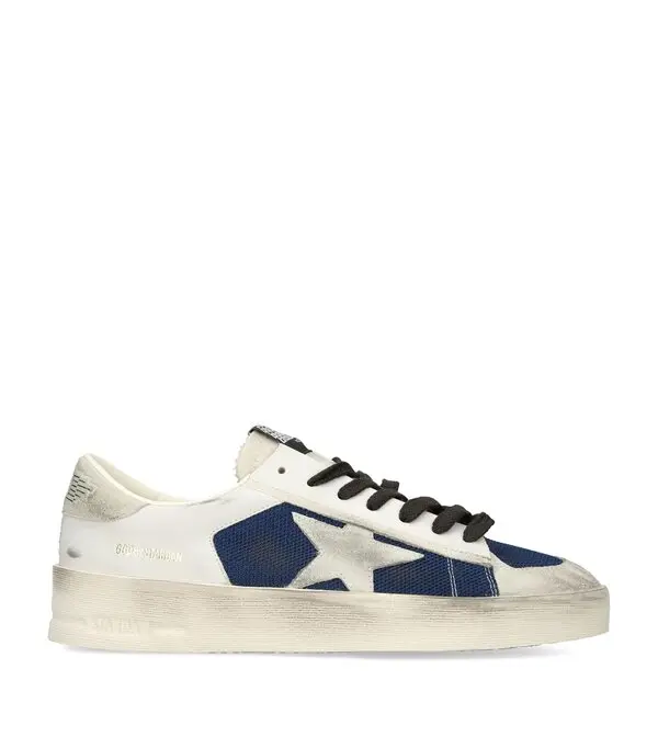 GOLDEN GOOSE Suede Stardan Sneakers - White